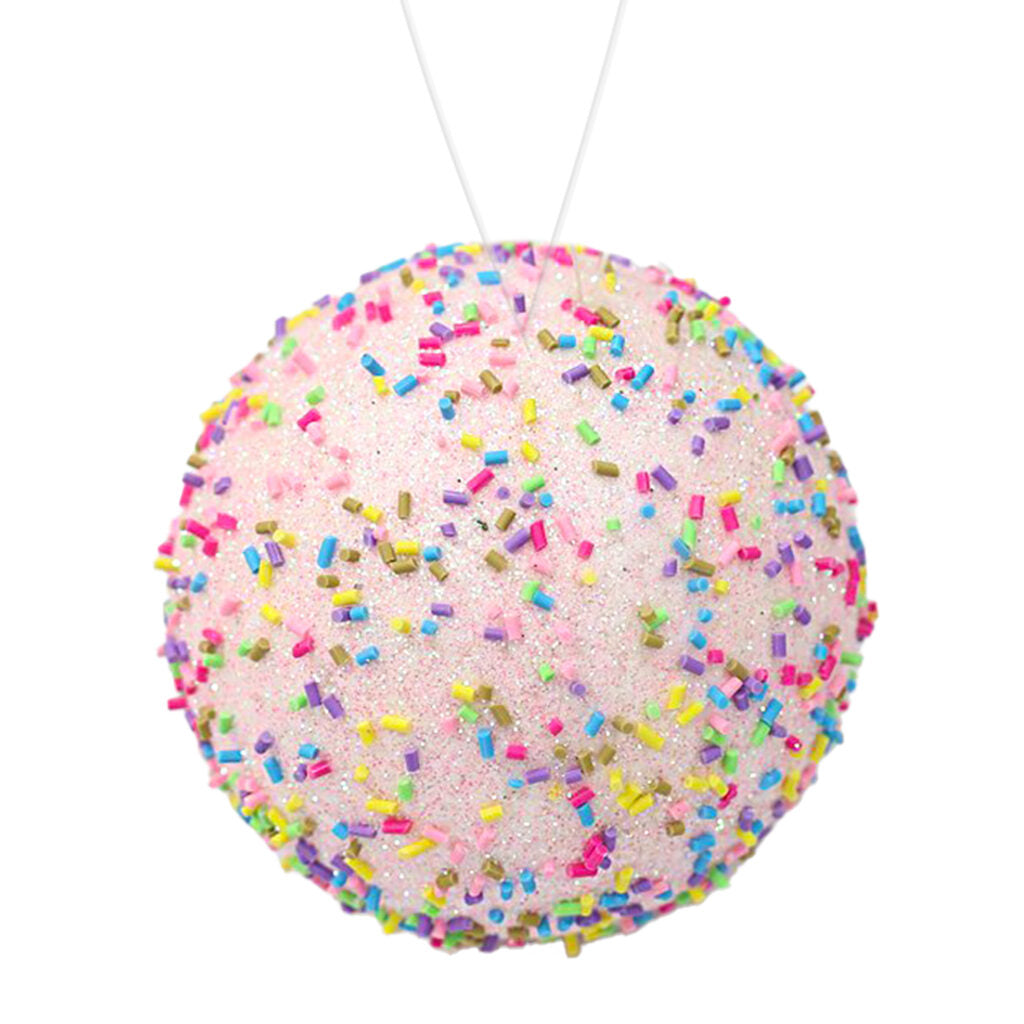 BALL CANDY 100MM W/ MULTI SPRINKLES – CHRISTMAS 1497