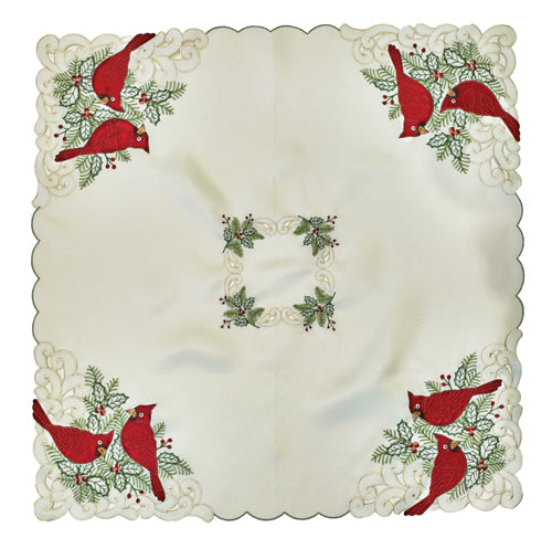 Cardinal Tablecloth 60″x 102" – CHRISTMAS 1497