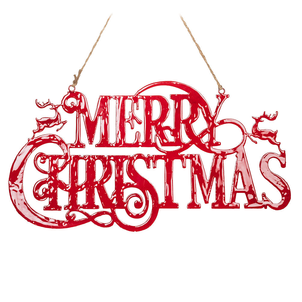 Glossy Merry Christmas Sign – CHRISTMAS 1497